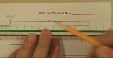 Scale Ruler, how to measure.